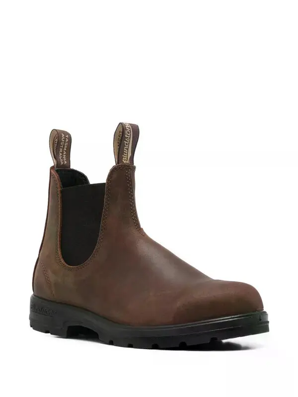 Blundstone Round-toe Leather Chelsea Boots - Brown