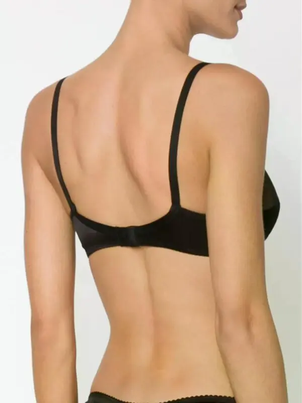 FLEUR DU MAL Mesh And Satin Bra