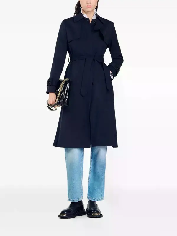 Sandro Belted Trench Coat