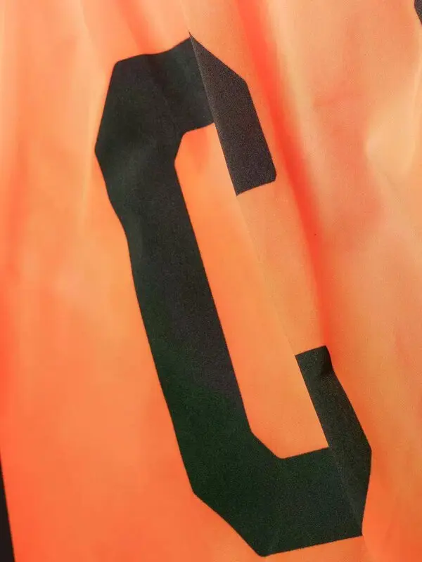 Dsquared2 Icon-print Drawstring Swim Shorts - Orange