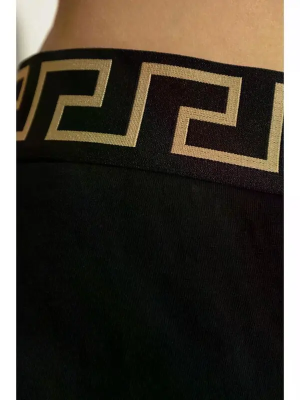 Versace Greca-print High-waist Boxers