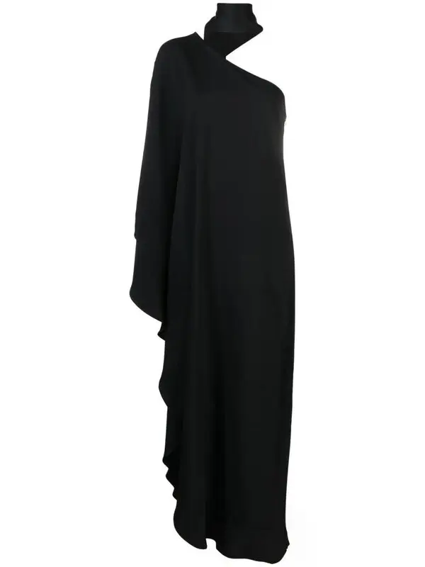 TALLER MARMO Crepe Maxi Dress - Black