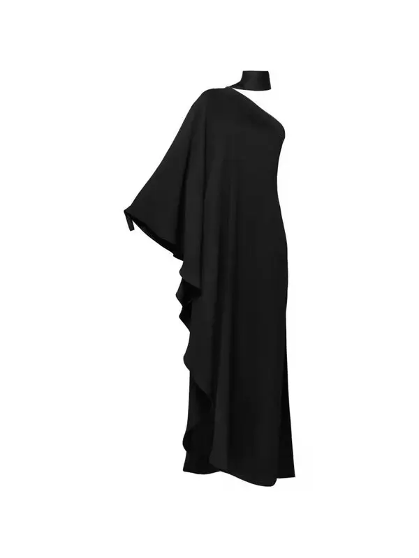 TALLER MARMO Crepe Maxi Dress - Black
