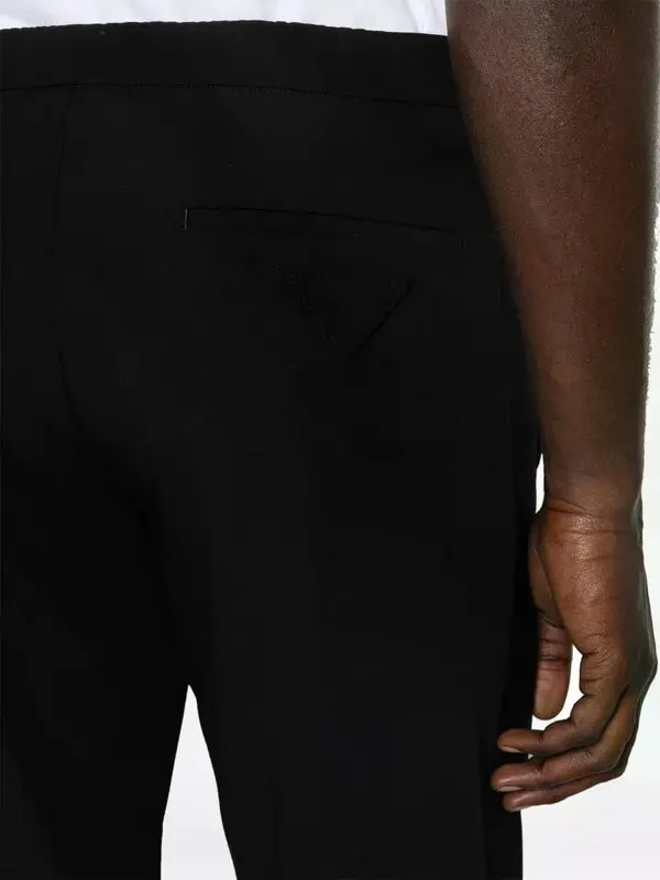 Prada Drawstring-waist Tapered Trousers