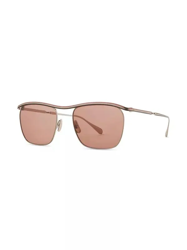 MR. LEIGHT Owsley S Square-frame Sunglasses - Silver