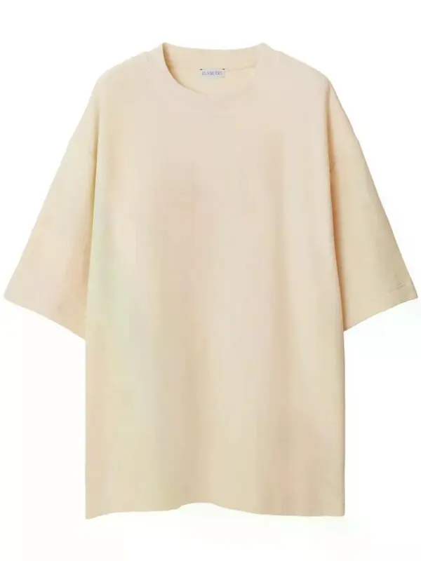 Burberry Logo-jacquard Towelling-finish T-shirt