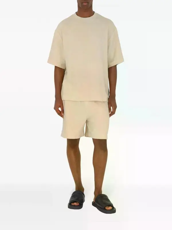 Burberry Logo-jacquard Towelling-finish T-shirt