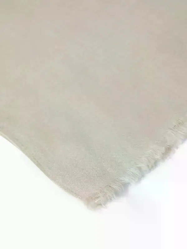 Brunello Cucinelli Fine-knit Frayed Scarf - Neutrals