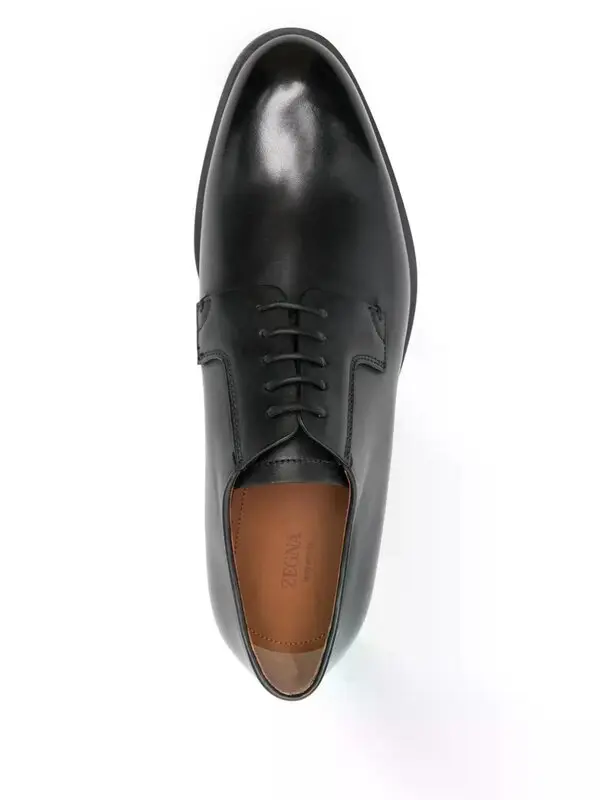 Zegna Leather Oxford Shoes