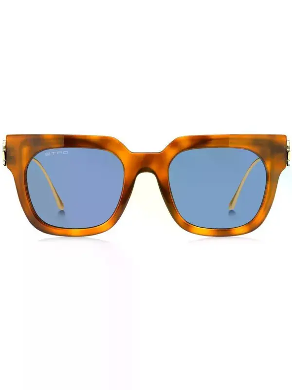 Etro Bold Pegaso Square-frame Sunglasses - Brown