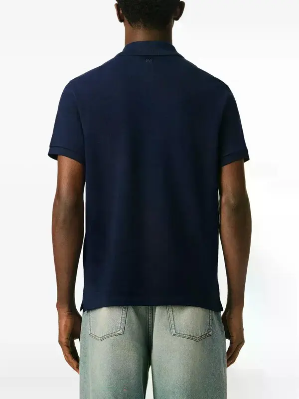 AMI Paris De Coeur Polo Shirt - Blue