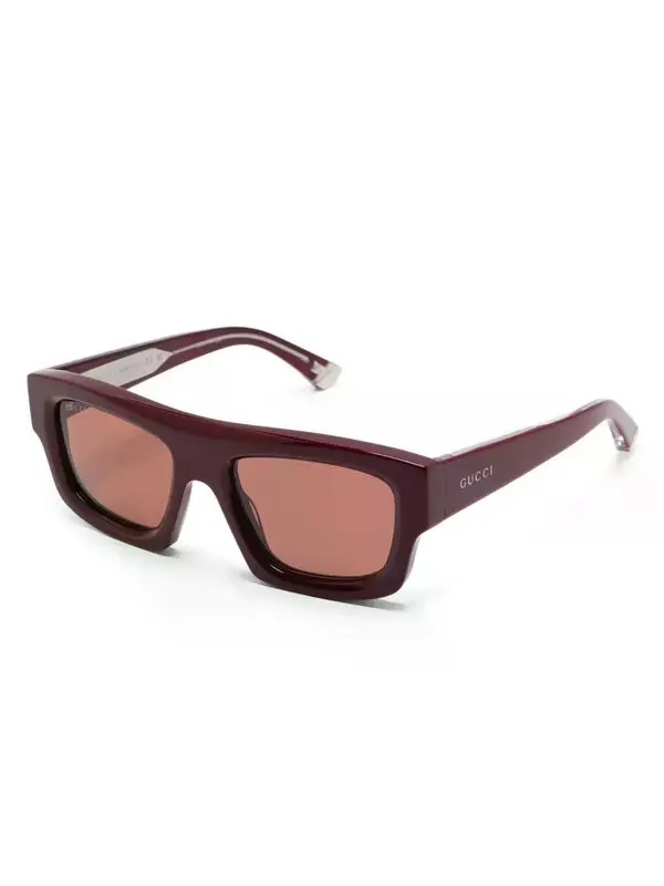 Gucci Rectangular-frame Glasses