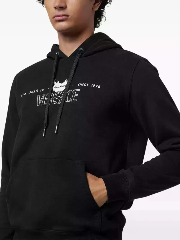 Versace Logo-print Hoodie