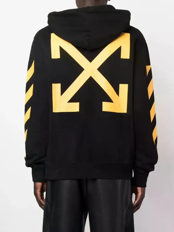 Off-White Caravaggio Print Cotton Hoodie