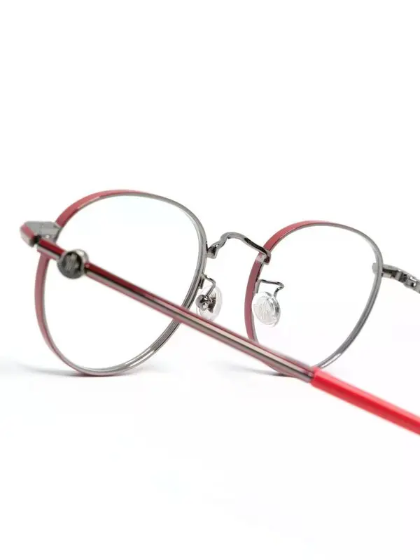Moncler Round-frame Glasses - Red