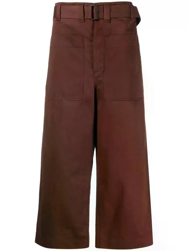 LEMAIRE Lemmaire Wide-leg Cotton-linen Trousers