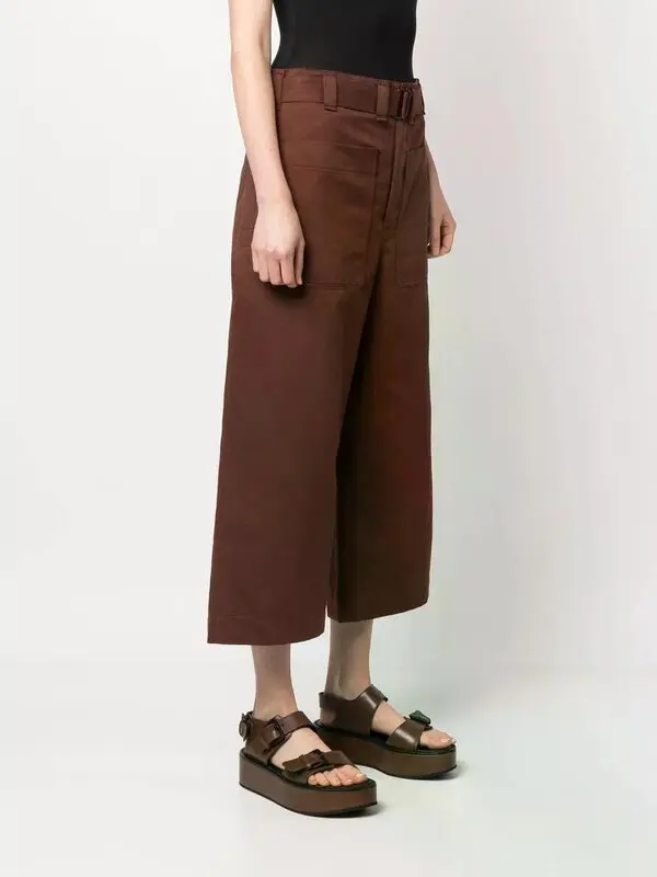 LEMAIRE Lemmaire Wide-leg Cotton-linen Trousers