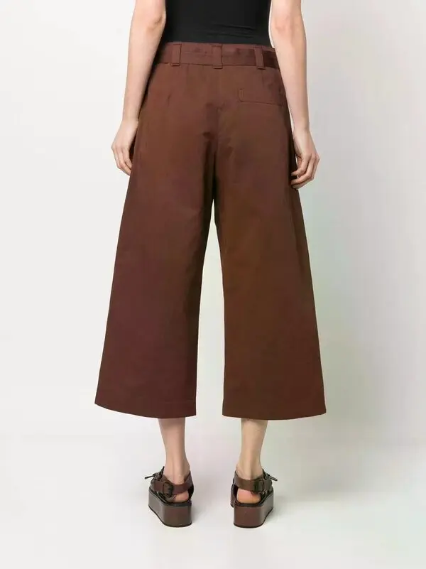 LEMAIRE Lemmaire Wide-leg Cotton-linen Trousers