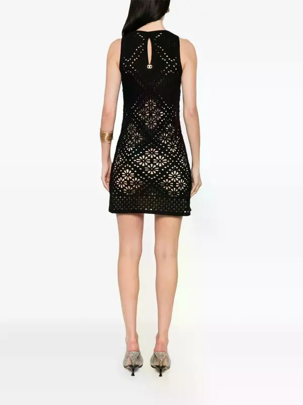 TWINSET Open-knit Mini Dress