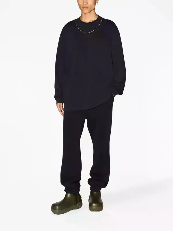 AMBUSH Chain-embellished Cotton Sweatshirt