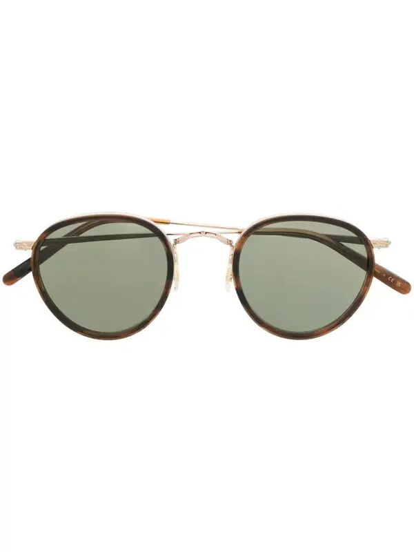 Oliver Spencer Round Frame Sunglasses - Brown