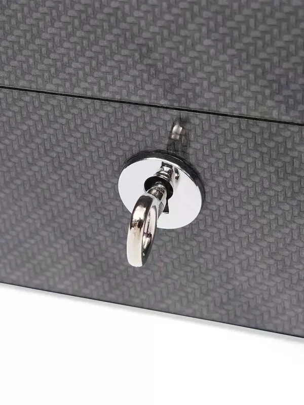 RAPPORT LONDON Carbon Fiber Five Watch Box - Grey