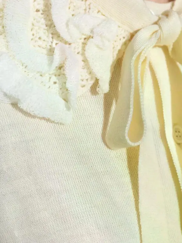 Comme Des Garçons Wool Cardigan With Detachable Collar