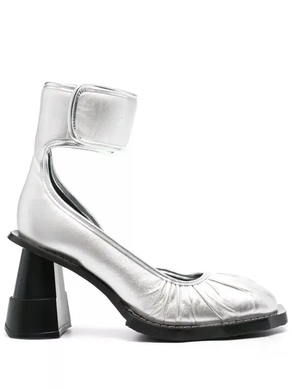 Henrik Vibskov Rocky Driver Heel 95mm Pumps - Silver