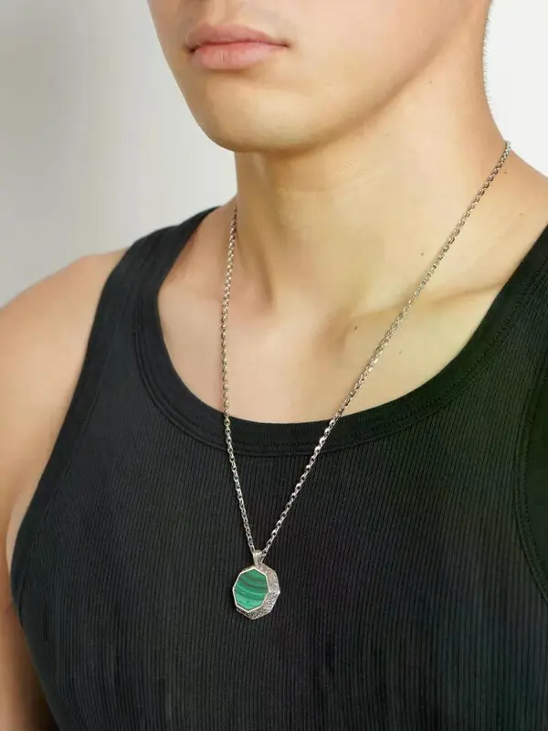 Emanuele Bicocchi Malachite Pendant Necklace