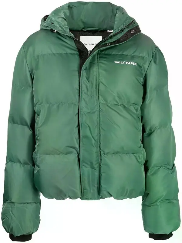 DAILY PAPER Logo-print Puffer Jacket