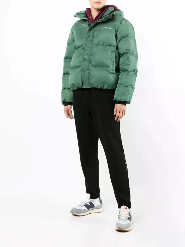 DAILY PAPER Logo-print Puffer Jacket