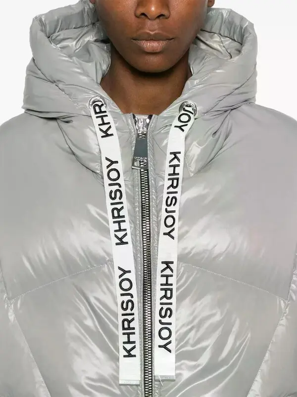 Khrisjoy Quilted Puffer Jacket With High-shine Finish