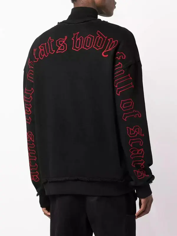 HACULLA. Embroidered Cotton Sweatshirt