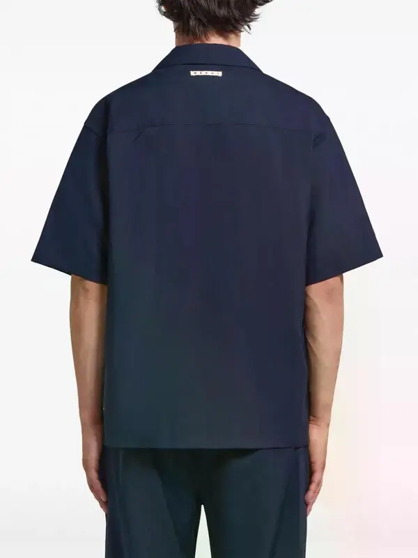 Marni Camp-collar Virgin Wool Shirt