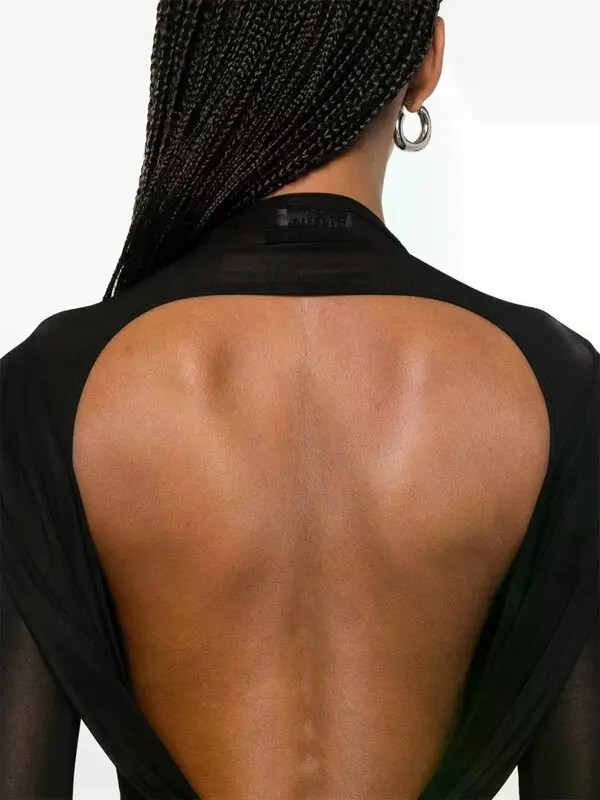JEAN PAUL GAULTIER Sheer Long Sleeve Blouse