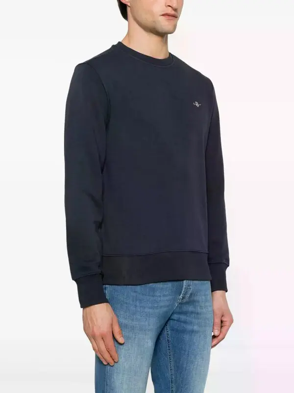 Gant Shield-motif Crew-neck Sweatshirt