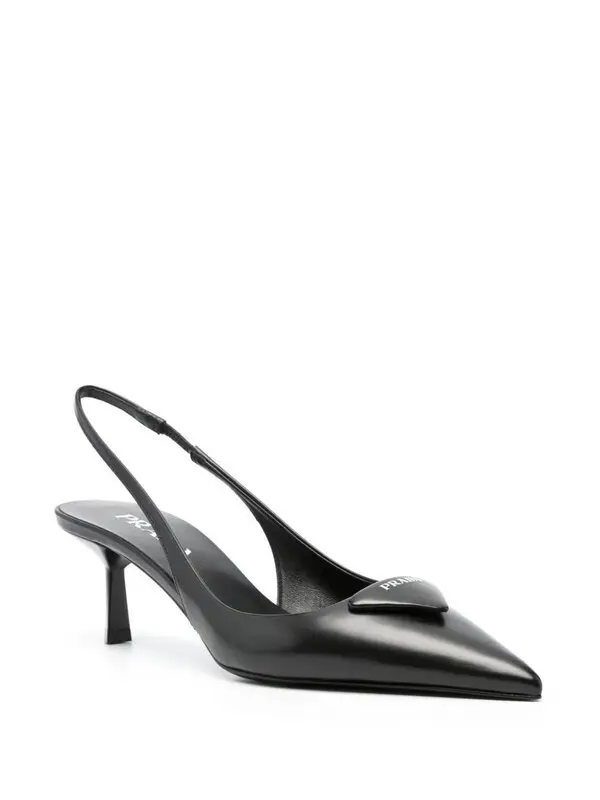 Prada Leather Slingback Pumps