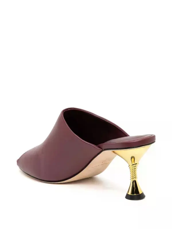 Studio Amelia Helix Leather Heeled Sandals