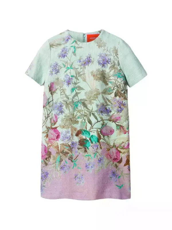 La DoubleJ Floral Print Mini Dress