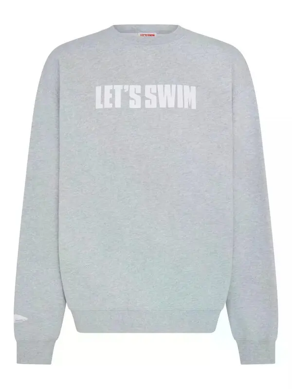 LET'S SWIM Logo Print Sweatshirt