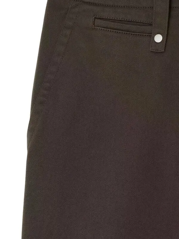 Burberry Wide-leg Cotton Trousers