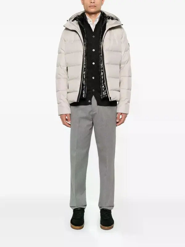 Fedeli Cashmere Cardigan With Stand-up Collar