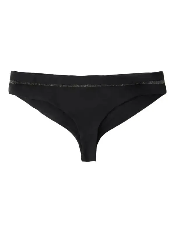 Brunello Cucinelli Monili Embellished Bikini Briefs