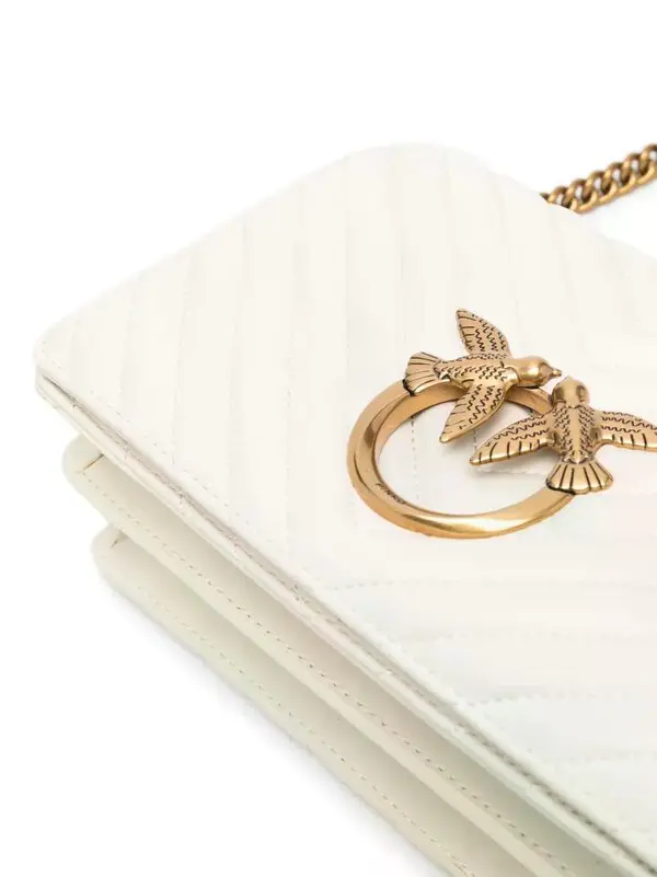 Pinko Love Click Quilted Shoulder Bag