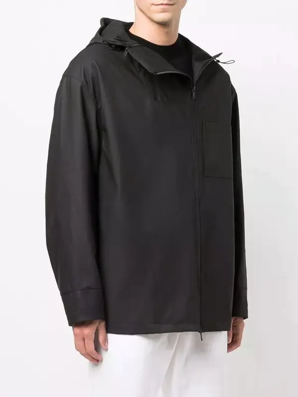 AMBUSH Coated Zip-front Hooded Jacket