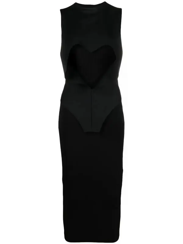 BOTTER Sleeveless Ribbed Midi Dress