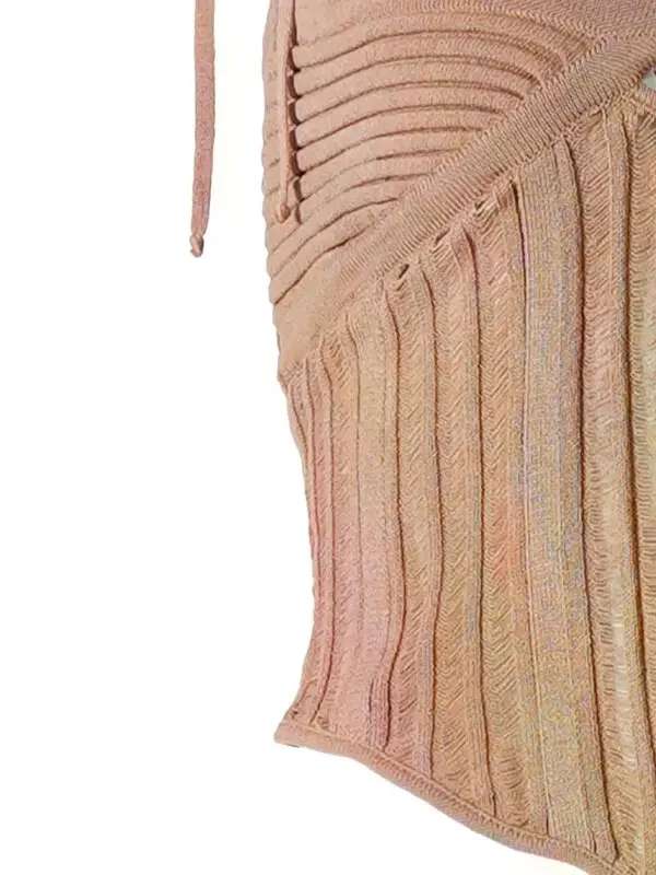 ANDREĀDAMO Sweetheart Neck Cut-out Tank Top