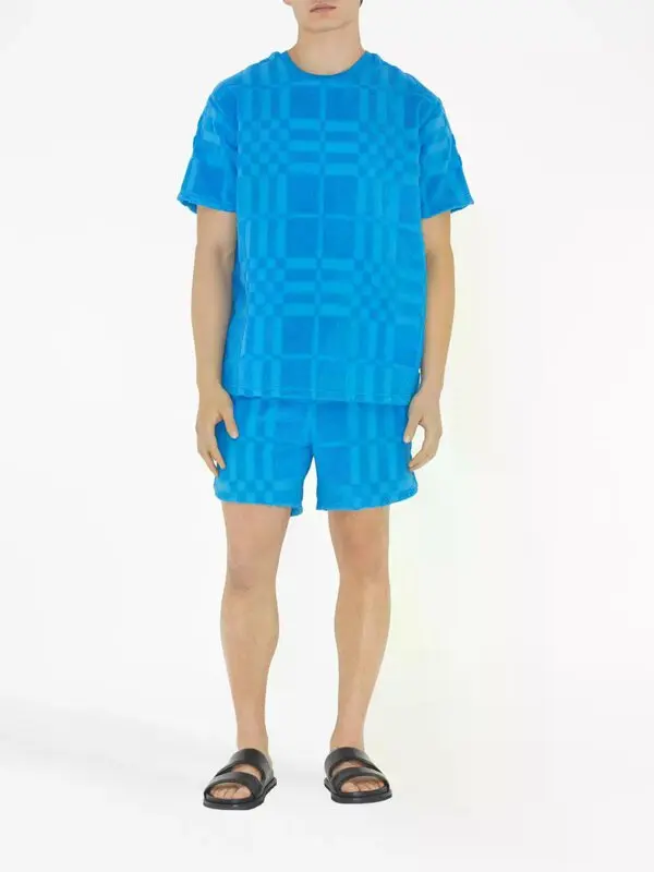 Burberry Check Pattern Cotton Shorts