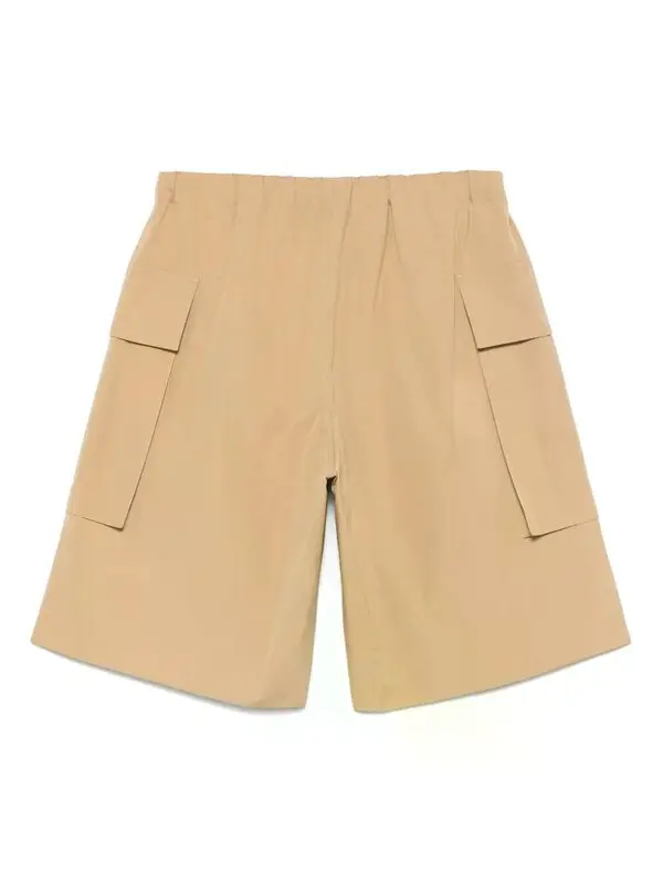 JIL SANDER Cotton Cargo Shorts - Brown