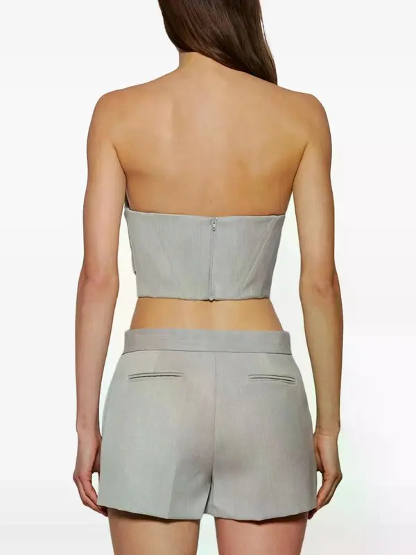 Alex Perry Strapless Corset Top